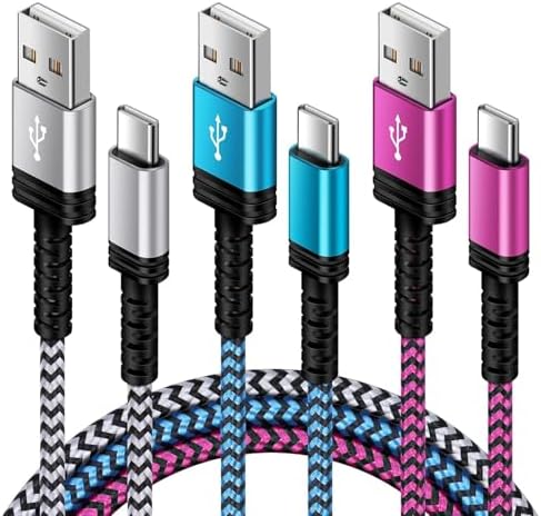 Amazon.com: Android Charger USB C Cord Samsung C Charger Cable Fast ...