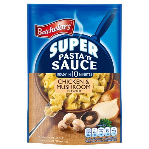 Pasta And Sauce Batchelors Pasta 'n' Sauce Chicken & Mushroom Flavour ...