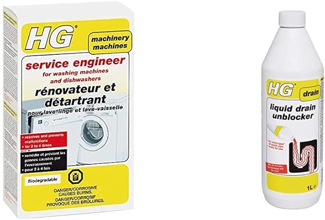 HG Deep Clean and Service for Washing Machines & Dishwashers 2 x 100g ...