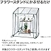 Amazon | タカショー 温室 ビニール温室 フラワースタンド用 幅96cm×奥行70cm×高さ111cmビニールハウス防寒カバー 植物 育苗 【GRH-N04T】 | フラワースタンド ...