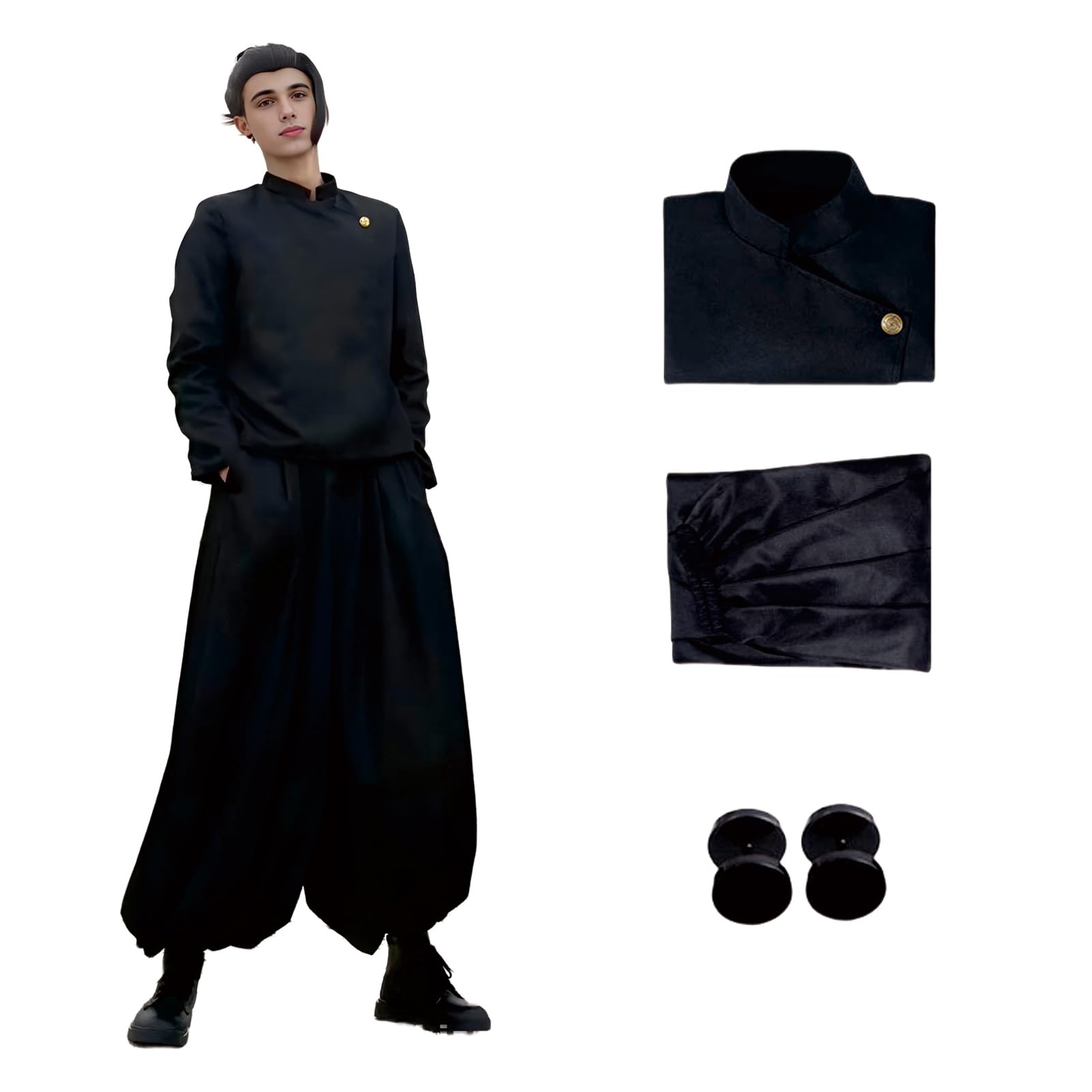 Amazon.com: DEARNE Geto Cosplay Uniform Jujutsu Kaisenn Suguru Geto ...