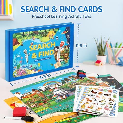 Snapklik.com : D-FantiX Search And Find Cards For Kids 3 To 6 ...
