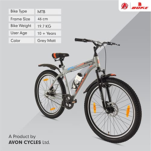 Avon Buke Bicycles Steam 26T MTB Cycle for Adults | Wheel Size: 26 ...
