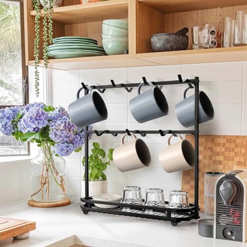 Snapklik.com : Large Coffee Mug Holder Stand Countertop, Tree Rack For ...