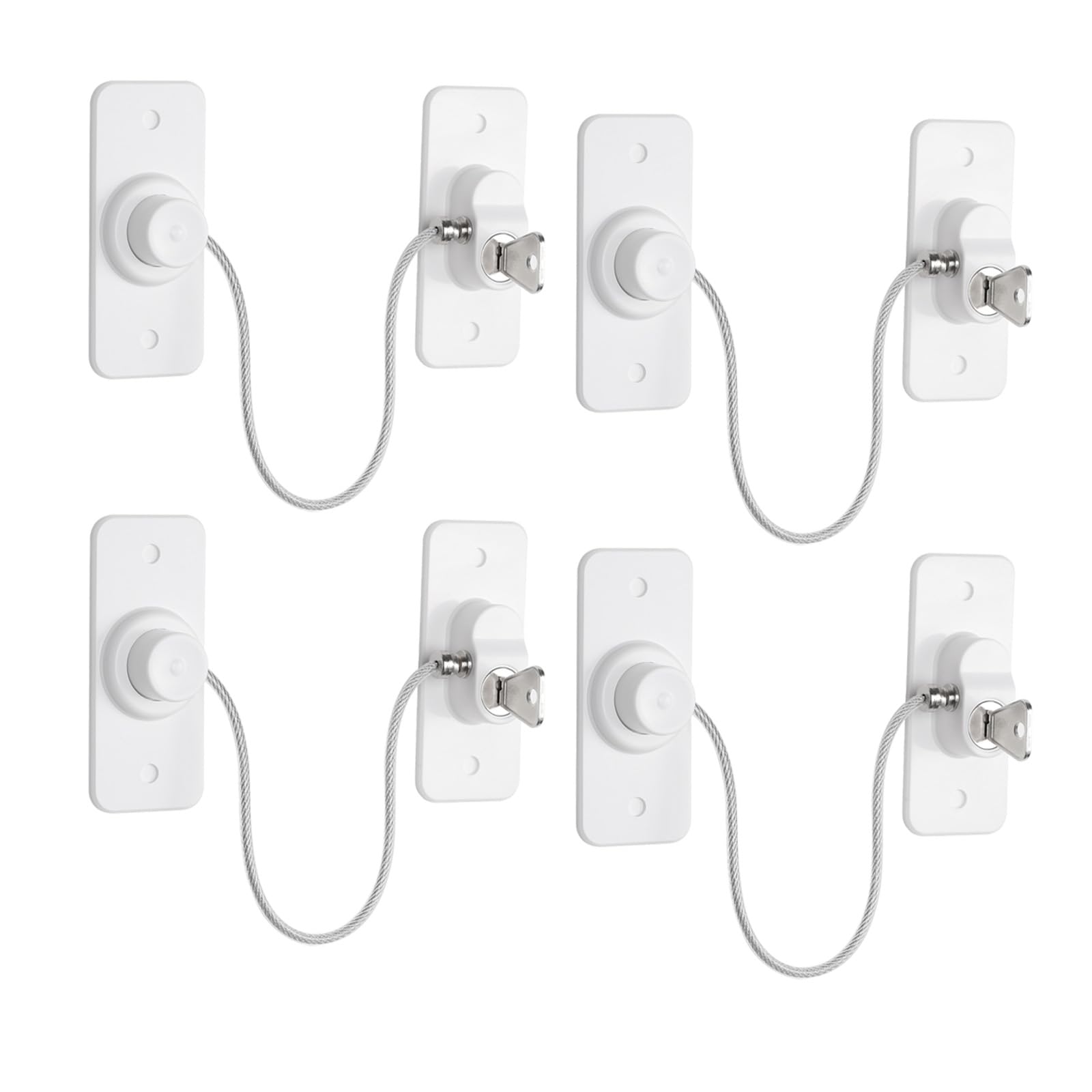 4Pcs Window Locks for UPVC Windows, YTOOK Adhesive No Drilling Window ...