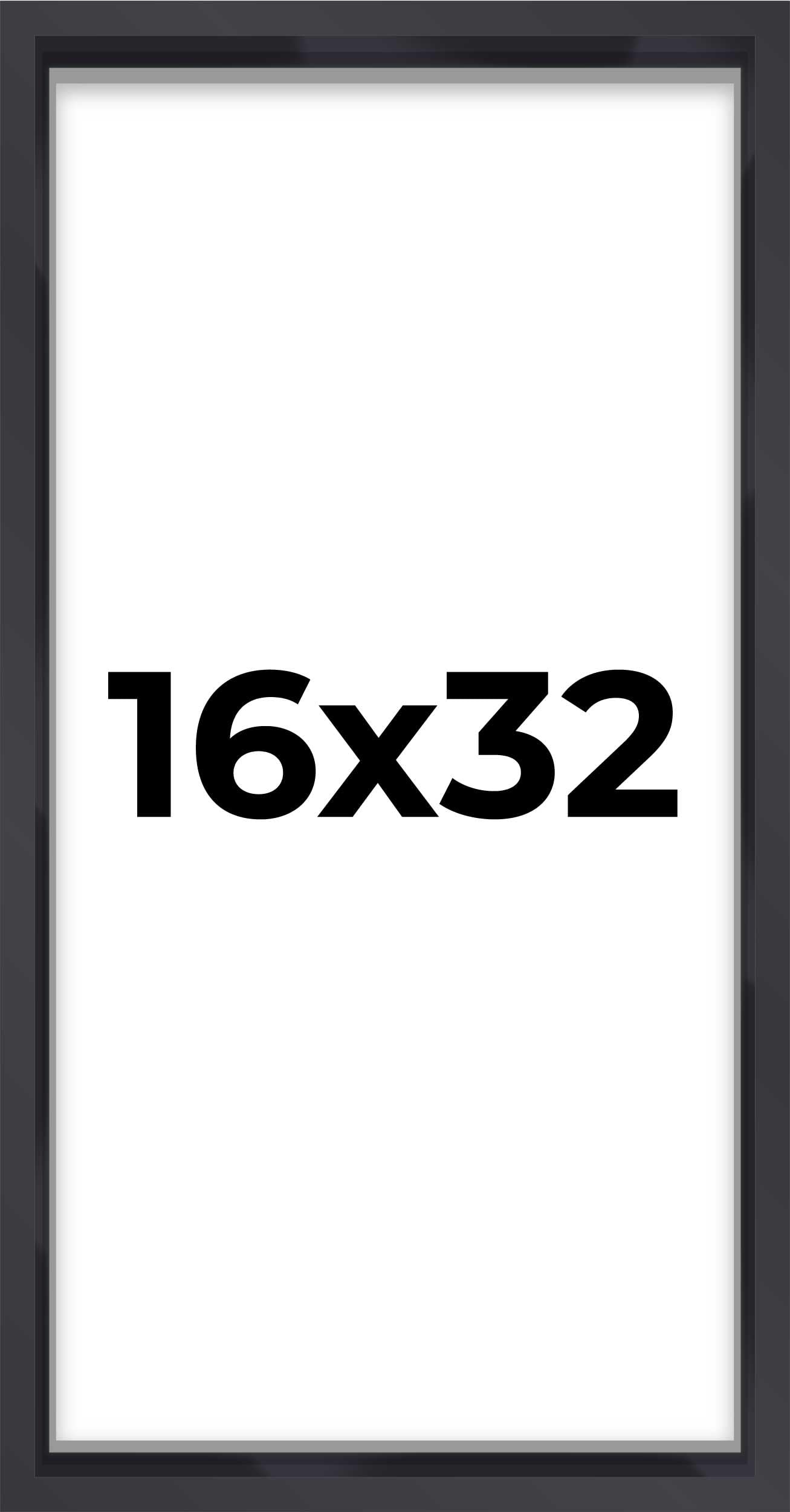 Amazon.com - 16x32 Shadow Box Frame Contemporary Black | 3/4" Depth of ...