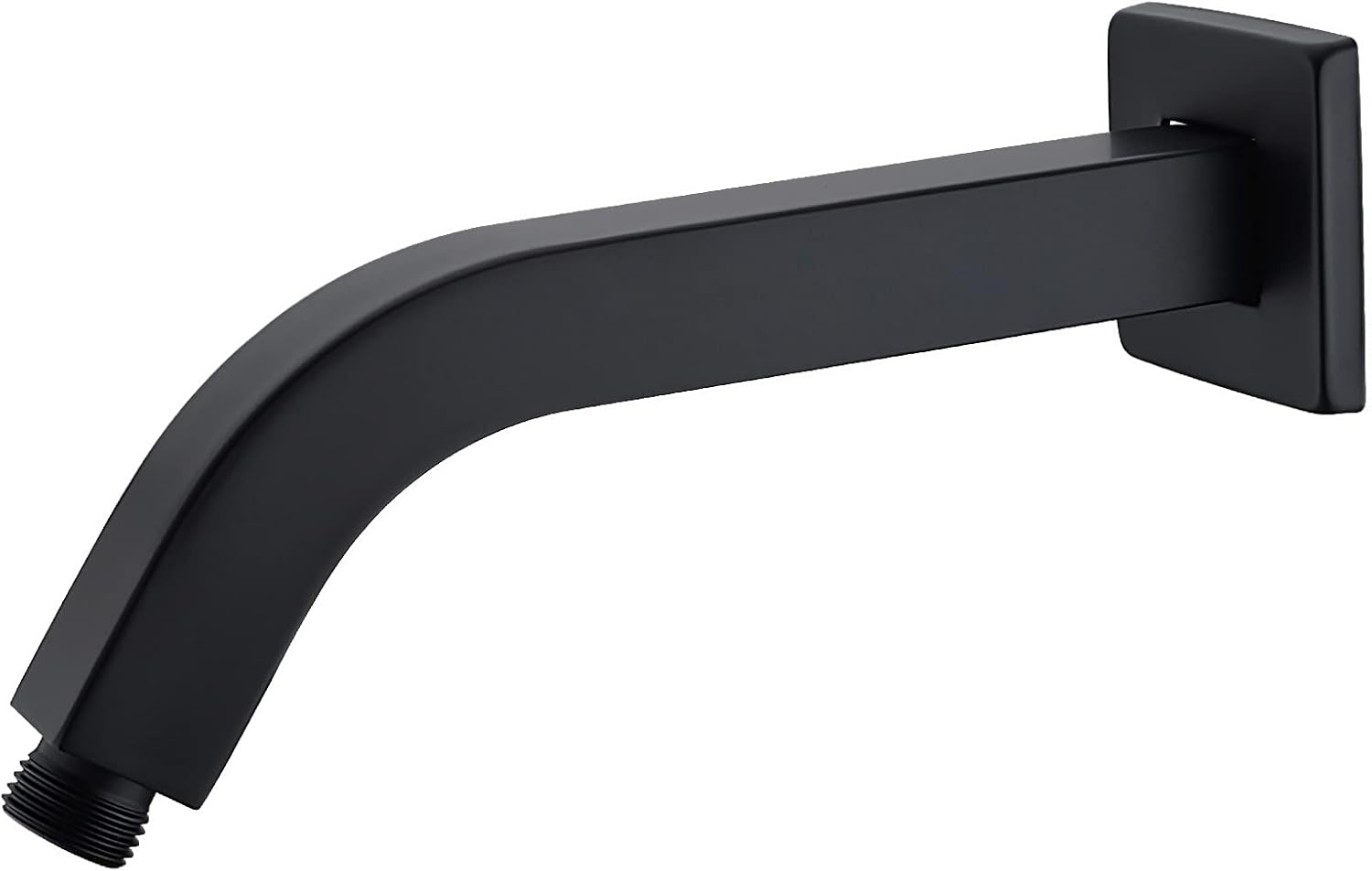 Angled Shower Arm with Flange,Square Shaped Shower Arm 8 Inches Wall ...