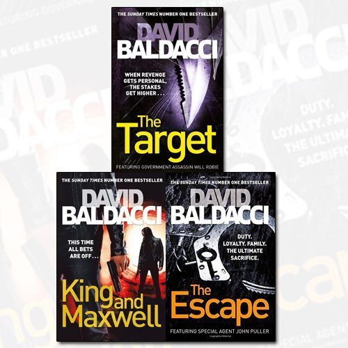 David Baldacci Collection 3 Books Bundle (The Target (Will Robie Series ...