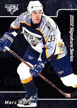 Amazon.com: (CI) Marc Moro Hockey Card 2001-02 BAP Signature Series ...