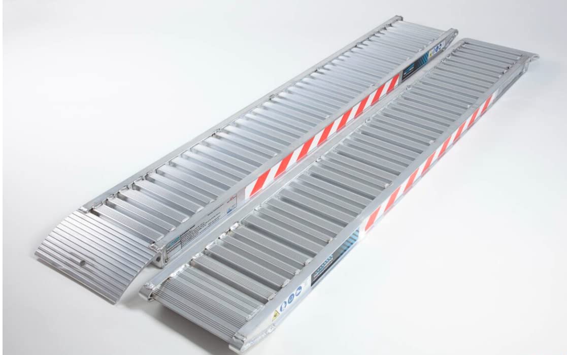 The Ramp People Pair Of Aluminium Loading Ramps 2000x300x2700kg Diggers ...