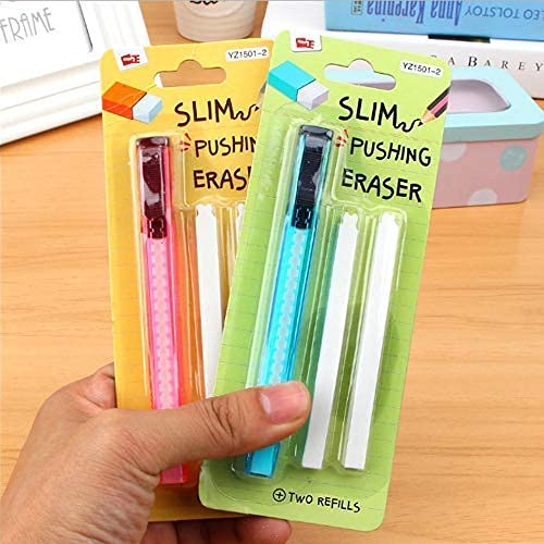 Ayat Retail | Cutter Style Sliding Eraser | Set Of 2 Pack | 2 Erasers ...