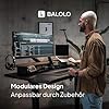 Amazon.com: balolo Wood Dual Monitor Stand - Riser Setup Cockpit ...