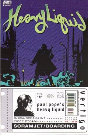Amazon.com: Heavy Liquid Comic Book #1 (of 5): Paul Pope: Books