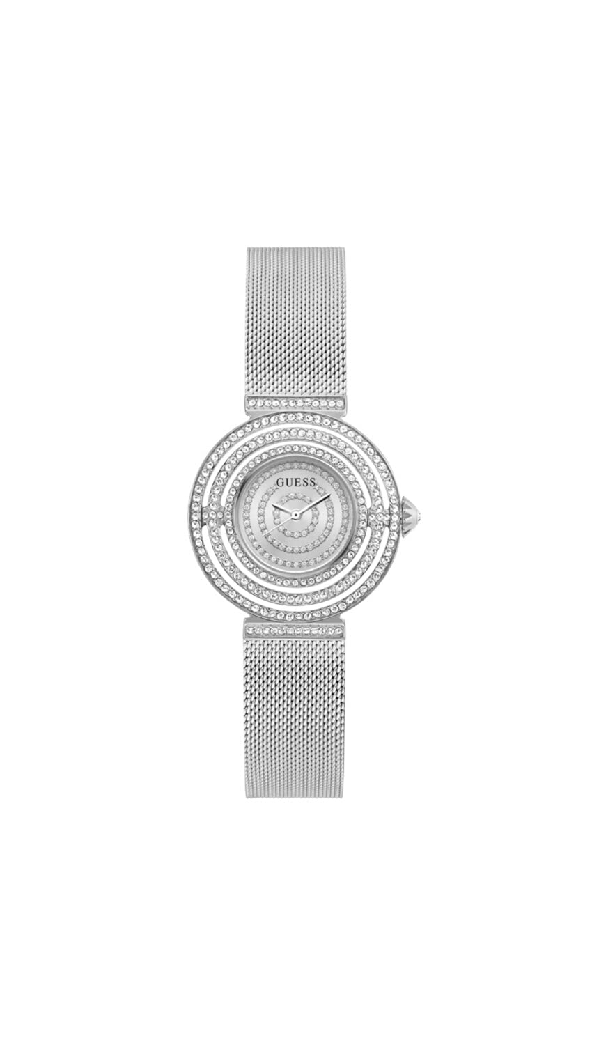 Guess Analog Silver Dial Women's Watch-GW0550L1 : Amazon.in: Watches