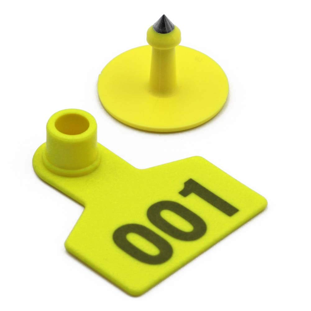 M.Z.A Pig Ear Tags Numbered Ear Tags for Pigs Hogs Sheep Cows Goats ...