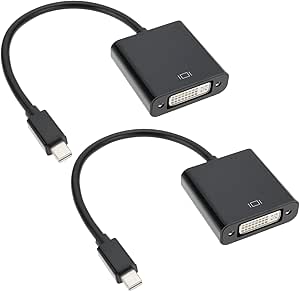Amazon.com: ECSiNG 2Pcs Mini DP to DVI-D Converter 20 Pin DisplayPort ...