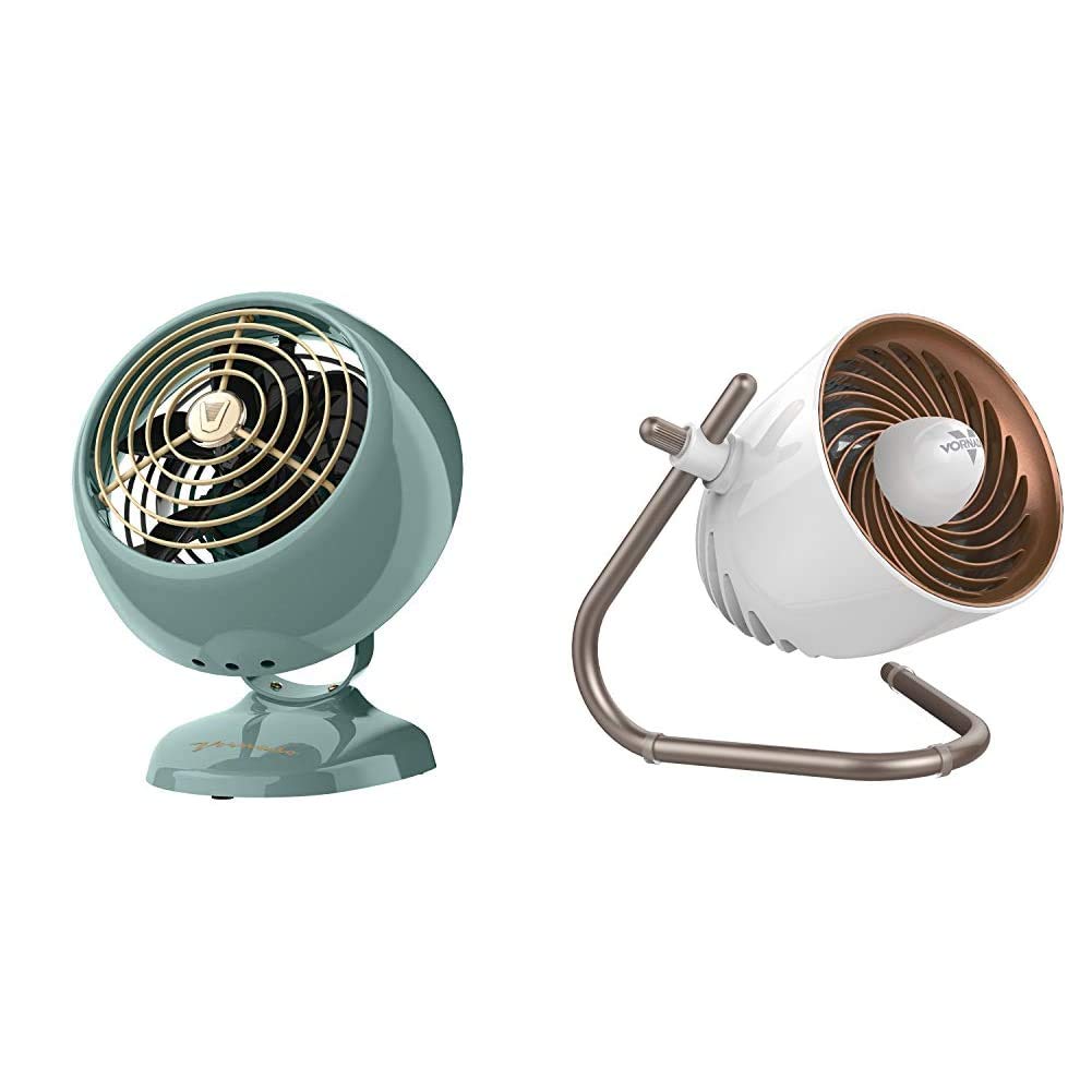 Vornado VFAN Mini Classic Personal Vintage Air Circulator Fan, Green ...
