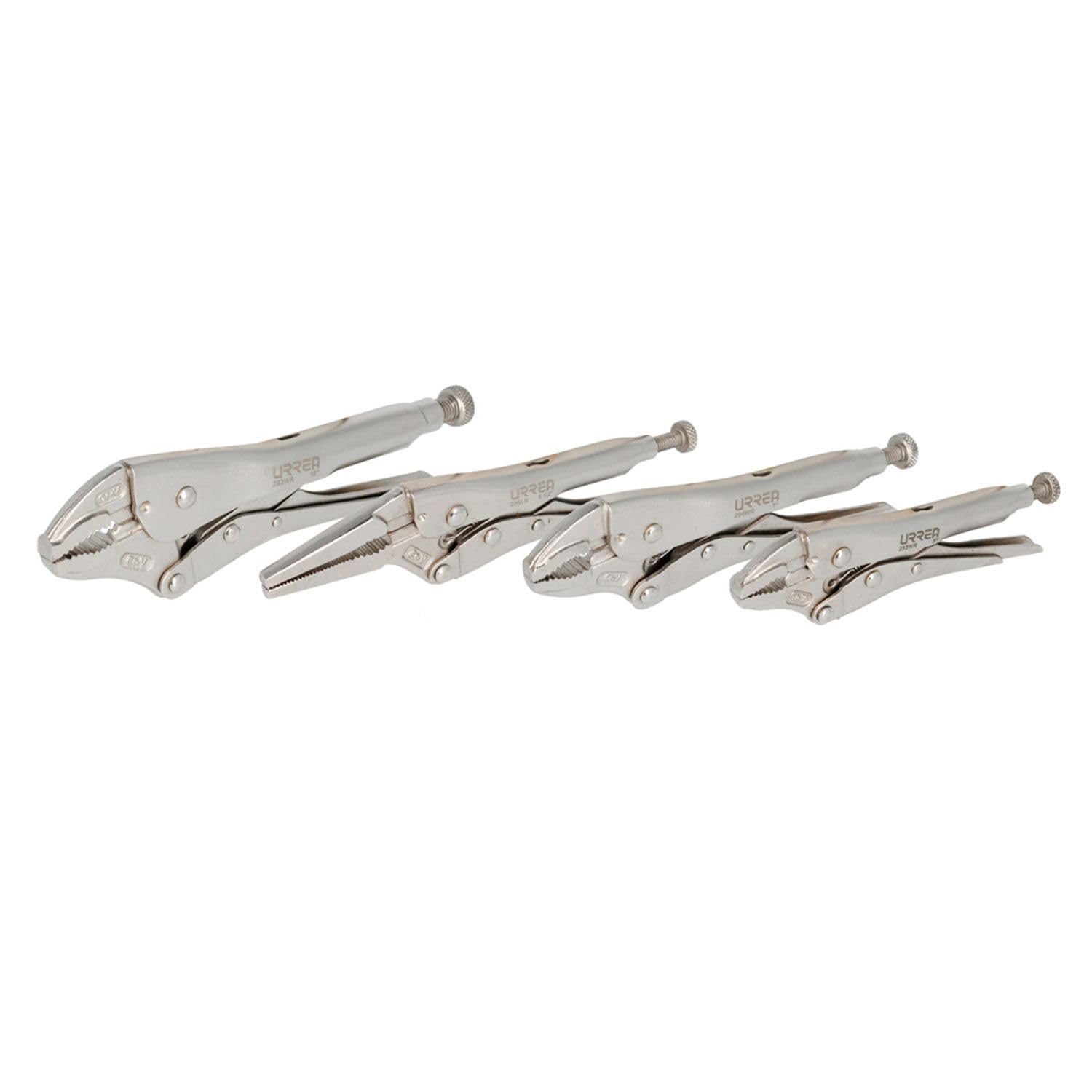 Snapklik.com : URREA Locking Pliers Set - 4-Piece Adjustable Plier Tool ...