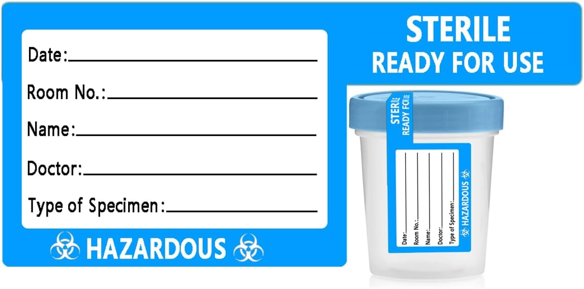 Amazon.com: United Ad Label Pathology Labels Specimen Name DOB, 2-1/4 ...