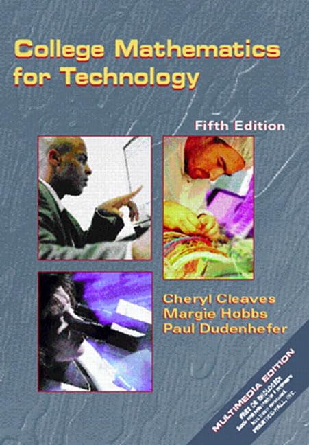 Amazon.com: College Mathematics for Technology (5th Edition ...