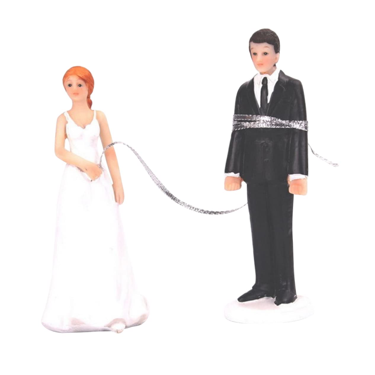 Amazon.com: EXCEART Wedding Figure Wedding Cake Ornament Couple Cake ...