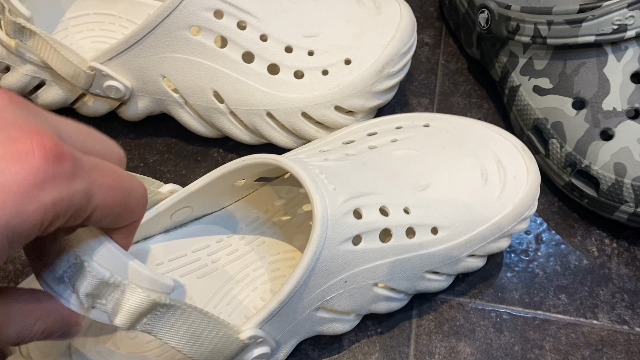 Watch Classic Croc vs Echo Clog 1 Year Later! on Amazon Live