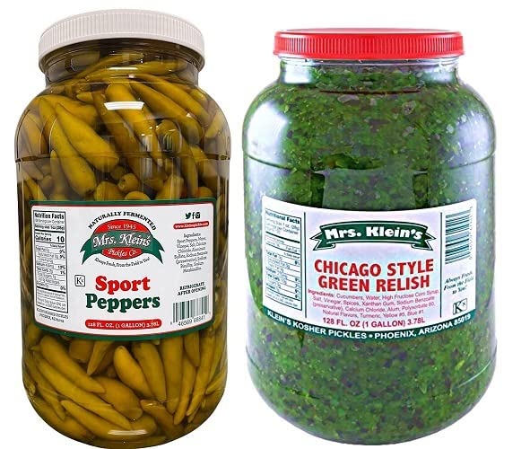 Amazon.com : Mrs. Kleins Chicago Dog Kit | Sport Peppers And Chicago ...