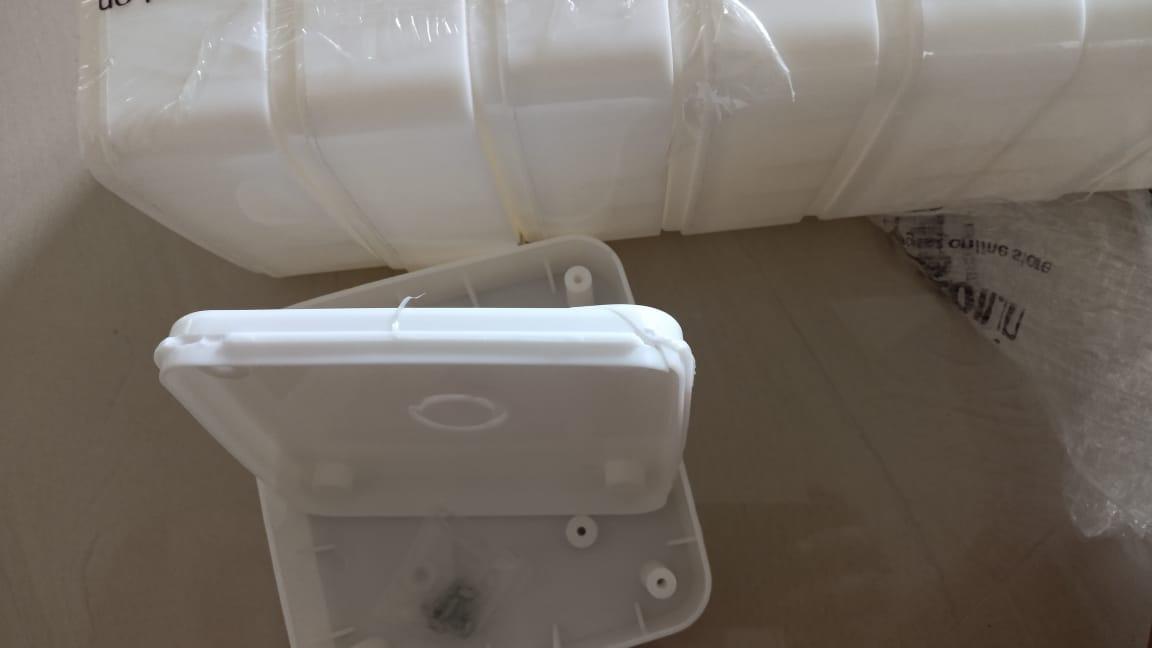 UPVsales Professional PVC Square 5X5" Inch Virgin Plastic 4 Junction ...