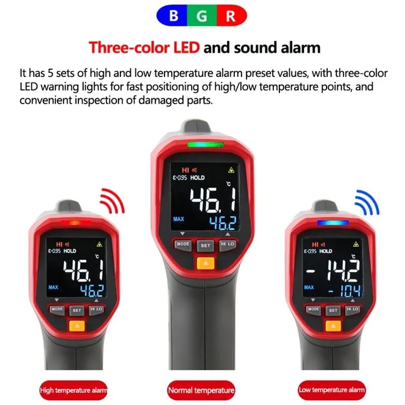 Snapklik.com : UT305S Non-Contact Infrared Thermometer -50C2000C ...