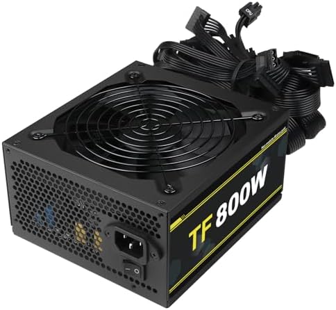 Amazon.com: 800W Power Supply Full Voltage 100-240V Active PFC Gaming ...