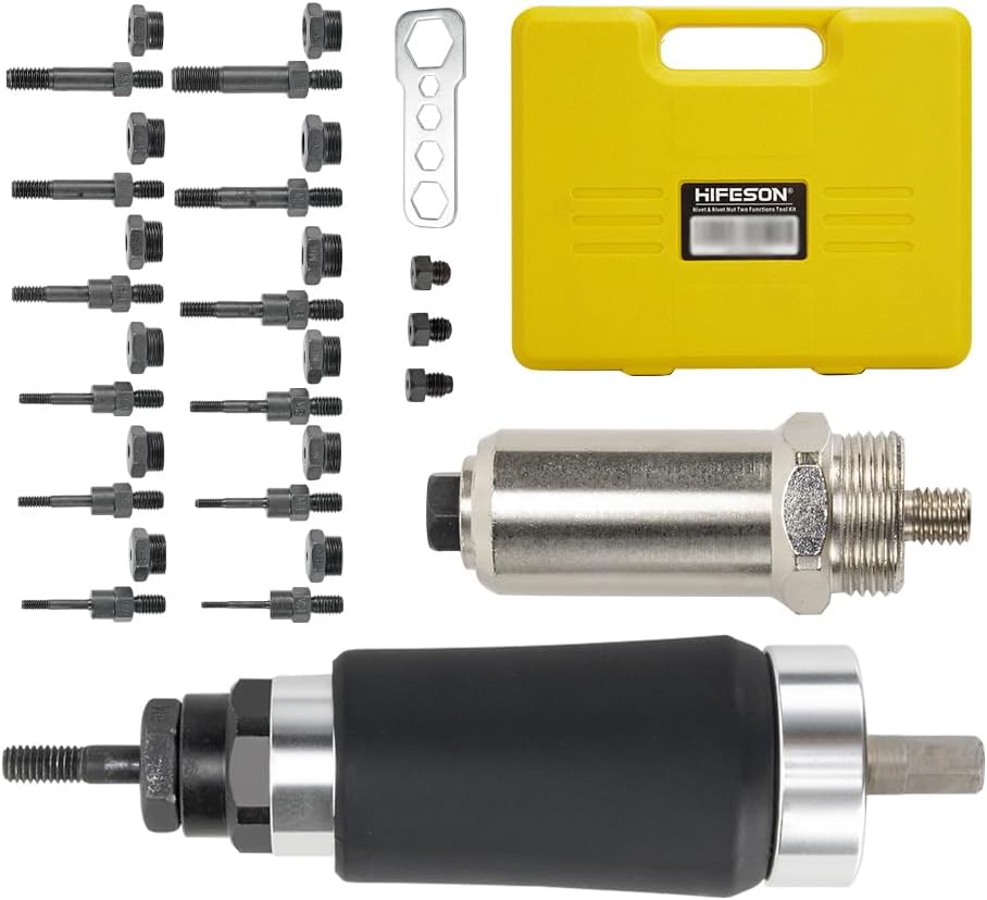 Amazon.com: HIFESON Rivet Nut Tool, Electric Drill Adapter Rivet ...