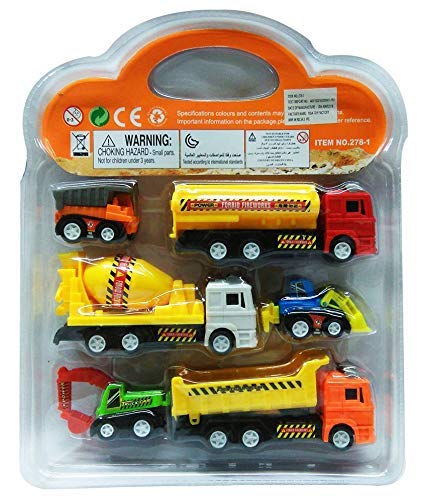 CN Solution Kids My First Motorcade 5 Pcs Truck Set : Amazon.in: Toys ...