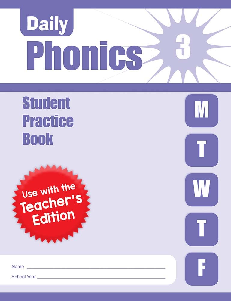 Amazon | Daily Phonics, Grade 3 Student Workbook | Evan-Moor ...