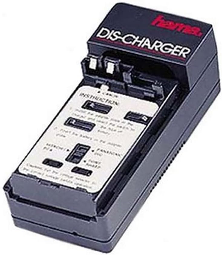 Hama Discharger/Tester für 6/7,2/9,6V-Video-Akkus: Amazon.de ...