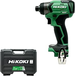 Amazon | [10.8V｜本体と収納ケース付] Hikoki(ハイコーキ)10.8V充電式インパクトドライバ WH12DD (電池と充電器別売) misakazooロゴ入手袋付 ...