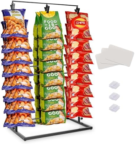 Amazon.com: Chip Rack Display Stand, Potato Chip Bag Holder for Party ...