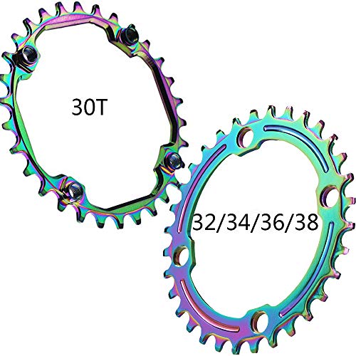 GANOPPER 32T Narrow Wide Chainring 32 Gear Teeth Single Speed Crank Set ...