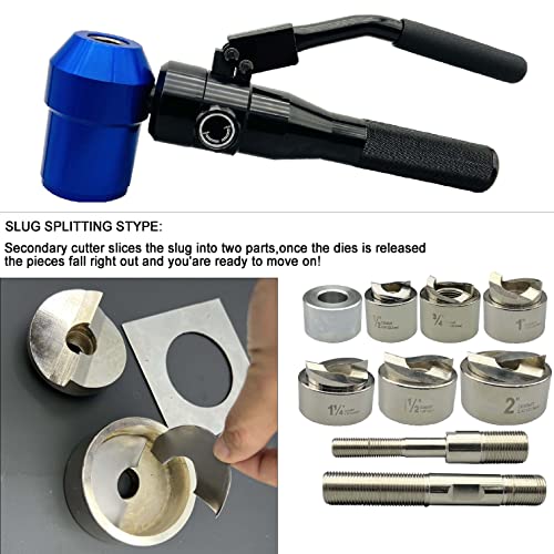 Snapklik.com : IBOSAD Hydraulic Knockout Hole Punch Driver Kit 1/2 To 2 ...