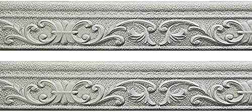 WADILE 180"x 3.1" Crown Molding Peel and Stick, Flexible Wallpaper ...