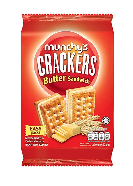 Munchy's Crackers Butter Sandwich 270g : Amazon.in: Grocery & Gourmet Foods