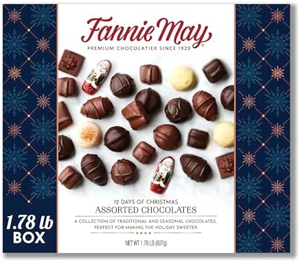 Amazon.com : Fannie May, Milk and Dark Chocolate Holiday Gifts ...