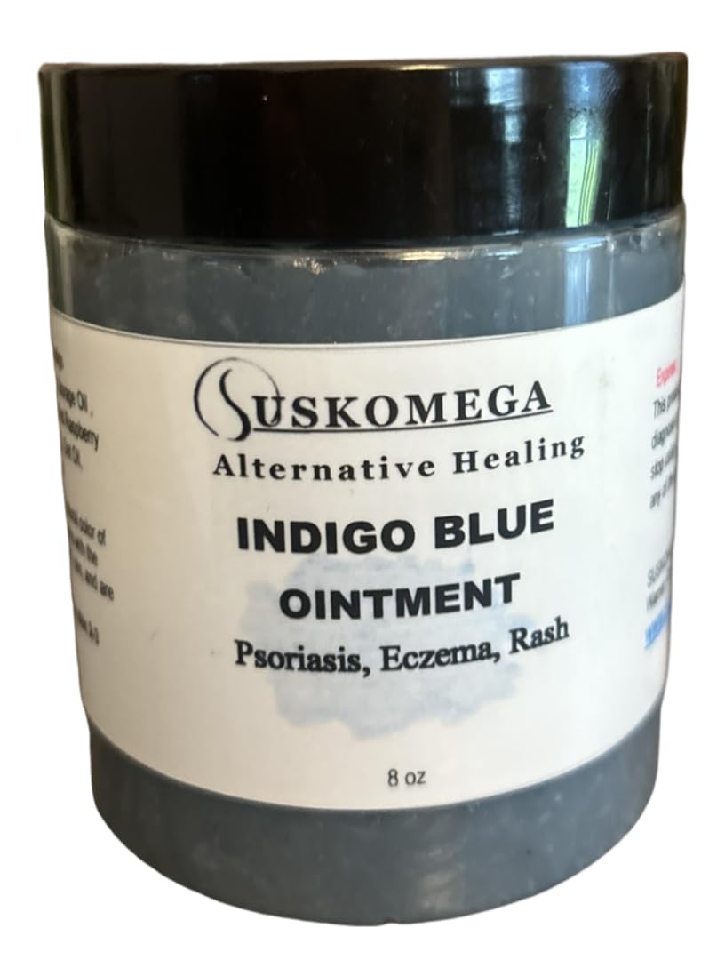 Amazon.com: Indigo Blue Ointment 8oz, Psoriasis, Eczema, Diaper Rash ...