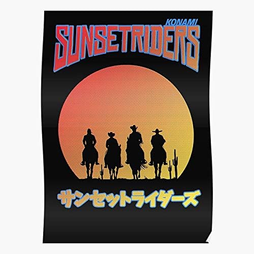 Sunsetriders Billy Cormano Arcade Konami Bob Sunset Riders Póster de ...