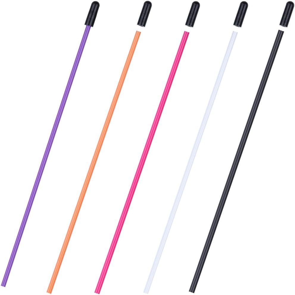 Amazon.com: 5-Pack HobbyPark Multicolor Plastic Antenna Tube with Cap ...