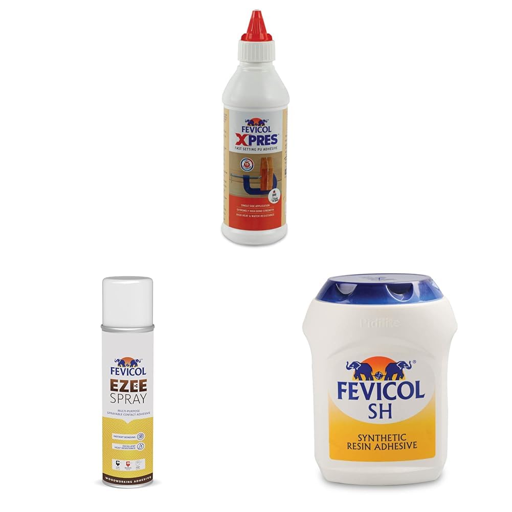 Fevicol Xpres Adhesive, 500gm - Bonds wood to anything in minutes ...
