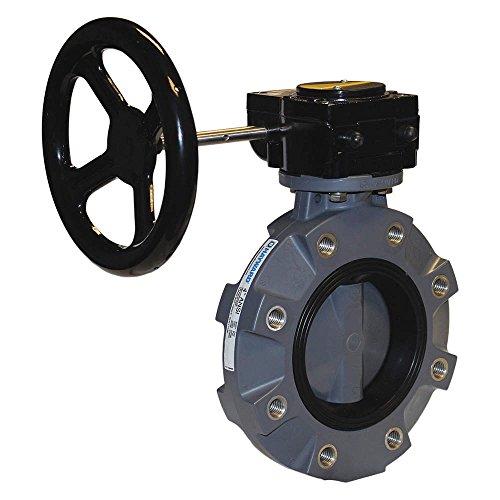 Hayward BYV44020A0VGI00 Series BYV Butterfly Valve, Lugged, Gear ...