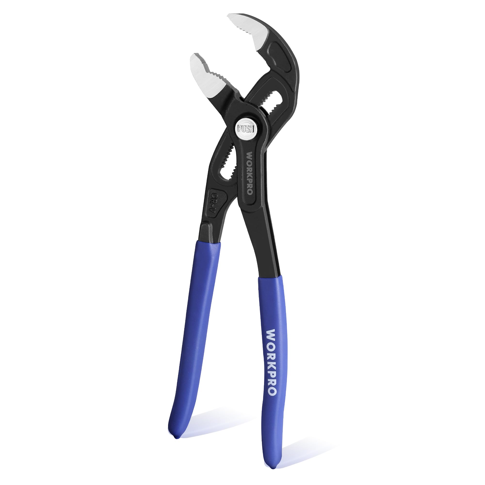 WORKPRO Slip Joint Pliers, 10" Quick Adjustable Pliers, Upgraded 50mm ...