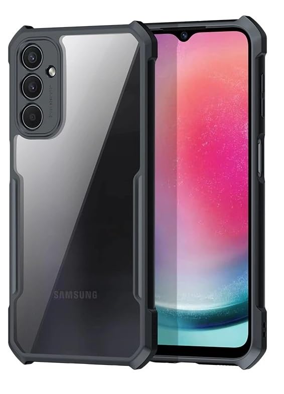 Spazy Case® Samsung Galaxy M55 5G Back Cover | Transparent Crystal ...