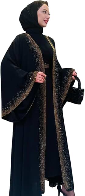 Amazon.in: Black - Burqas / Women's Islamic & Modest Wear: Clothing ...