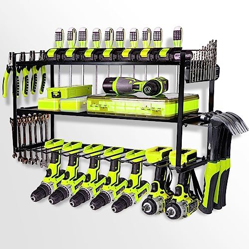 Amazon.com: DYRSDPZD Power Tool Organizer,Drill Holder Wall Mount,Power ...